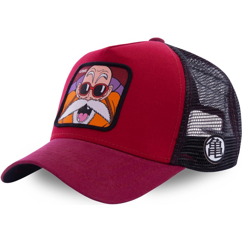 Capslab Master Roshi KAM5 Dragon Ball Red Trucker Hat: Caphunters.com