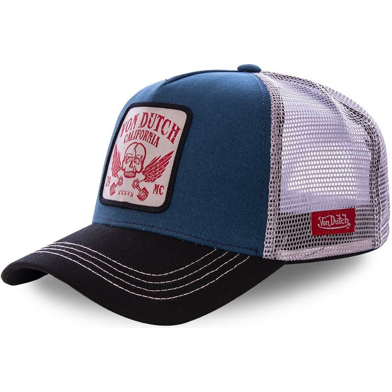 Gorra trucker azul, blanca y negra GRN1 de Von Dutch: Caphunters.com