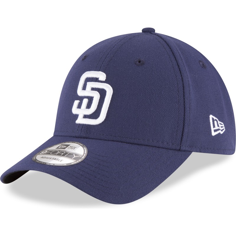 New Era Curved Brim 9FORTY The League San Diego Padres MLB Navy Blue ...