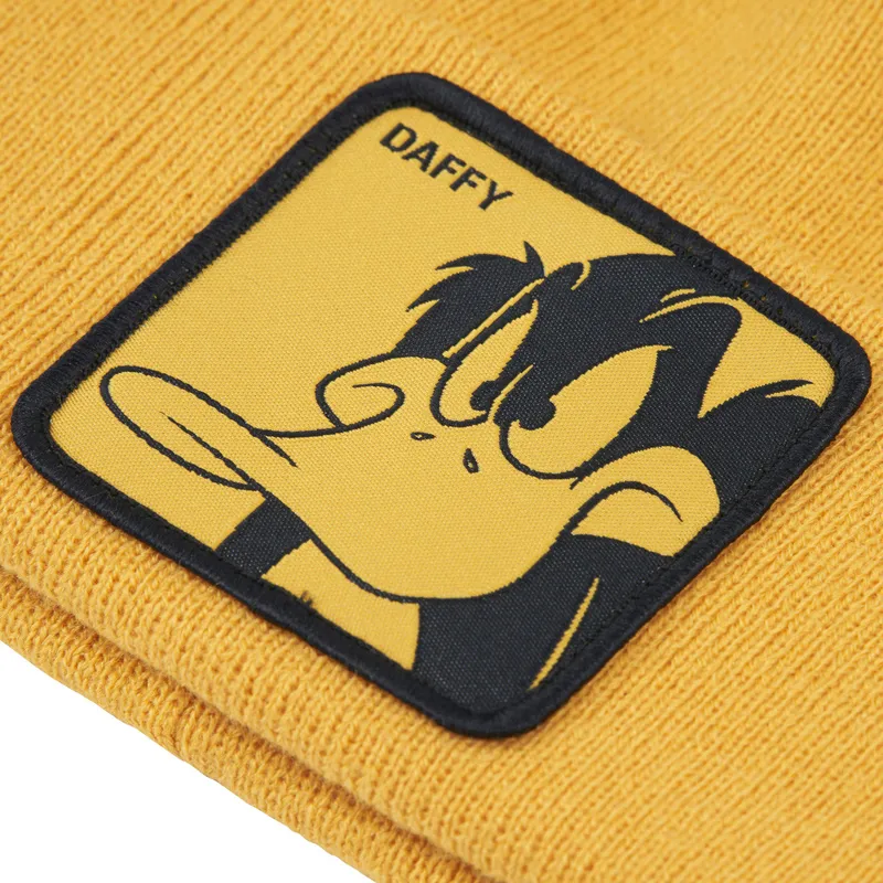 Bonnet jaune Daffy Duck BON DUF1 Looney Tunes Capslab: Caphunters.com