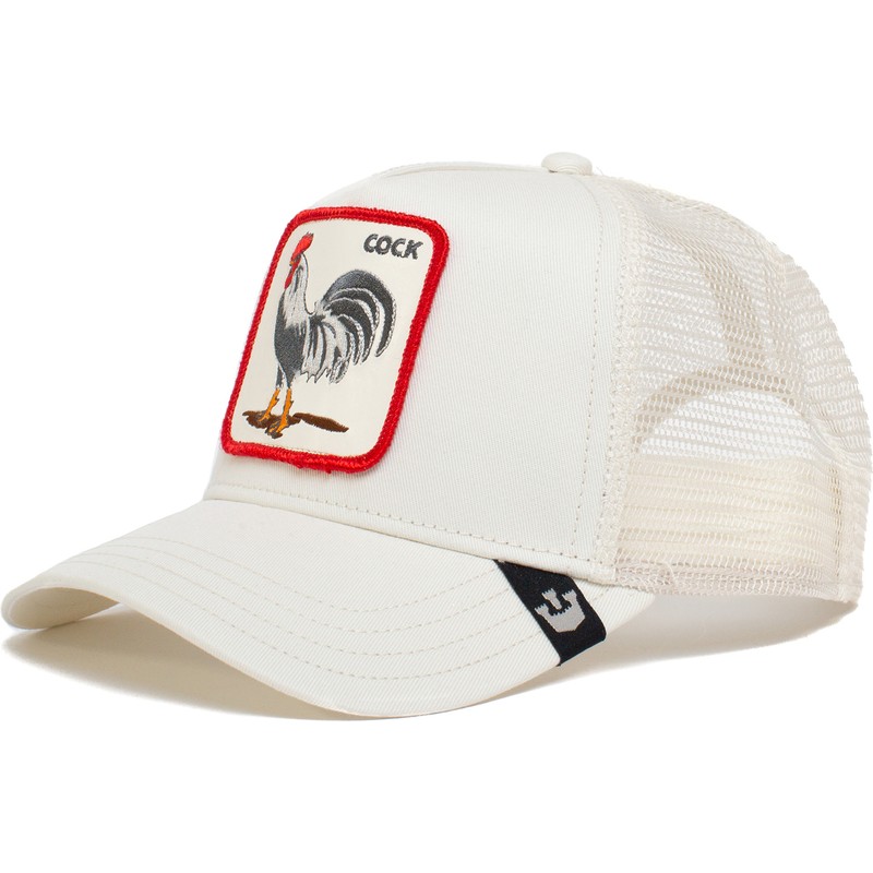 Goorin Bros. Cock Rooster The Farm White Trucker Hat: Caphunters.com