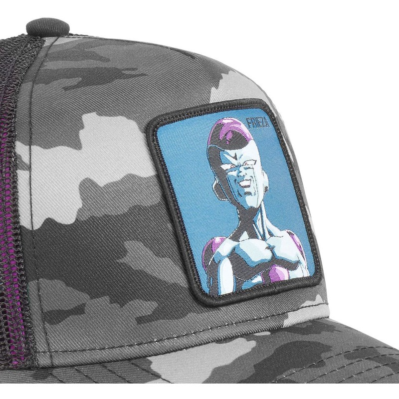 Capslab Frieza FRE3C Dragon Ball Camouflage and Black Trucker Hat ...