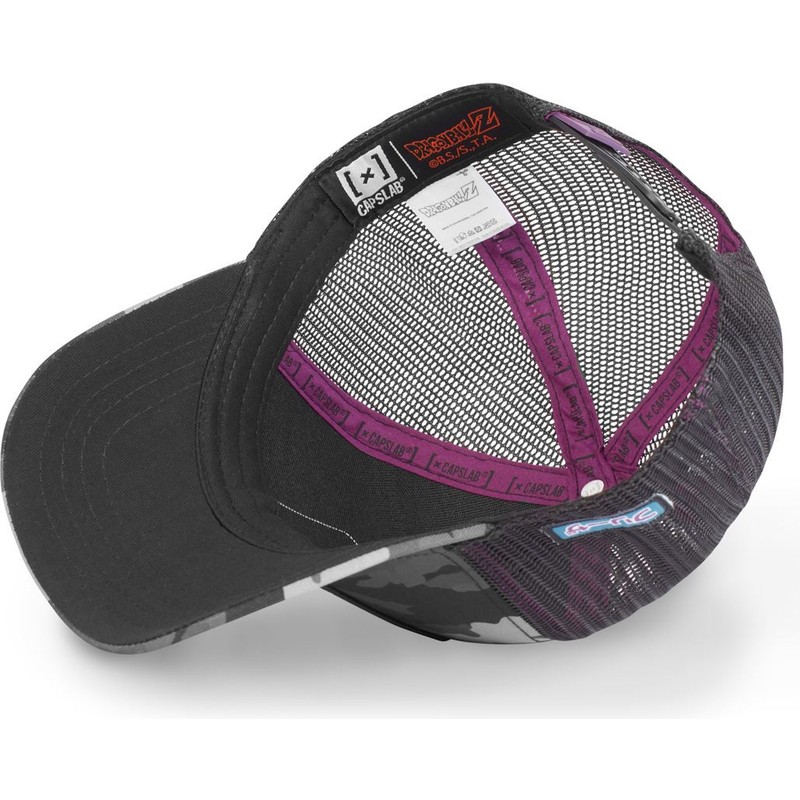 Capslab Frieza FRE3C Dragon Ball Camouflage and Black Trucker Hat ...