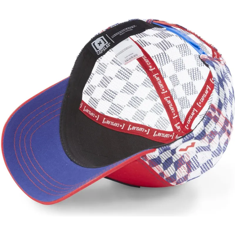 Casquette trucker rouge Mario Kart SMK MAR1 Super Mario Bros. Capslab ...