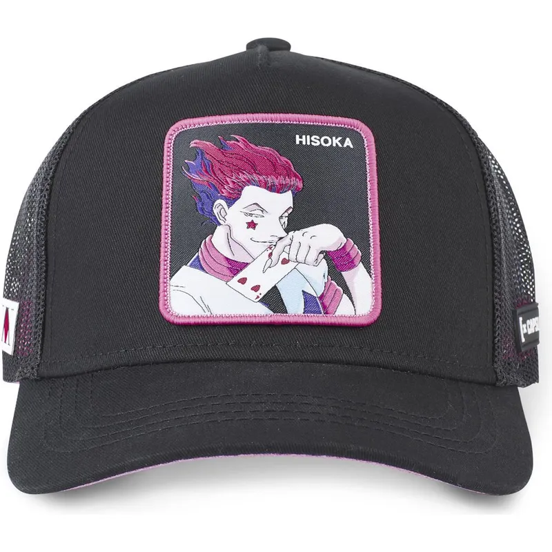 Casquette trucker noire Hisoka Morow HIS3 Hunter x Hunter Capslab: Caphunters.com