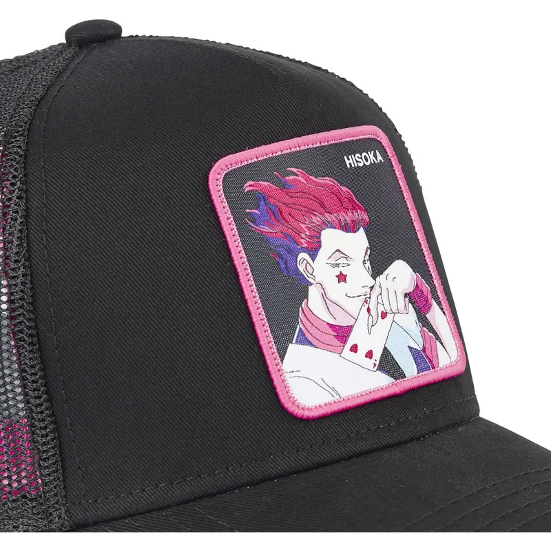 Casquette trucker noire Hisoka Morow HIS3 Hunter x Hunter Capslab: Caphunters.com