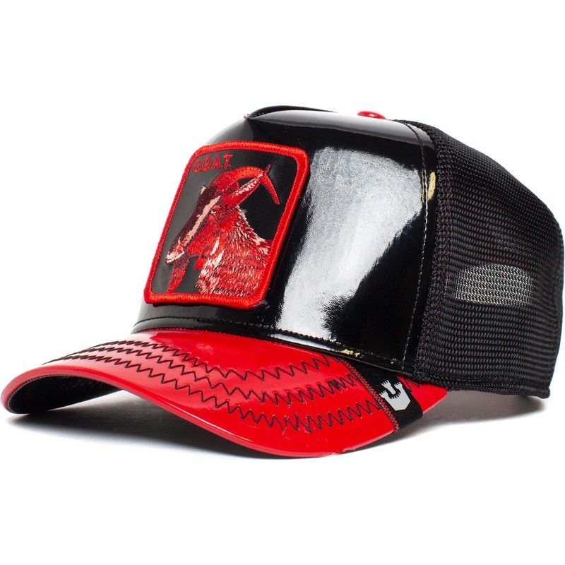 Goorin Bros. Goat G.O.A.T. Goaty McGoatFace Patent Leather The Farm ...