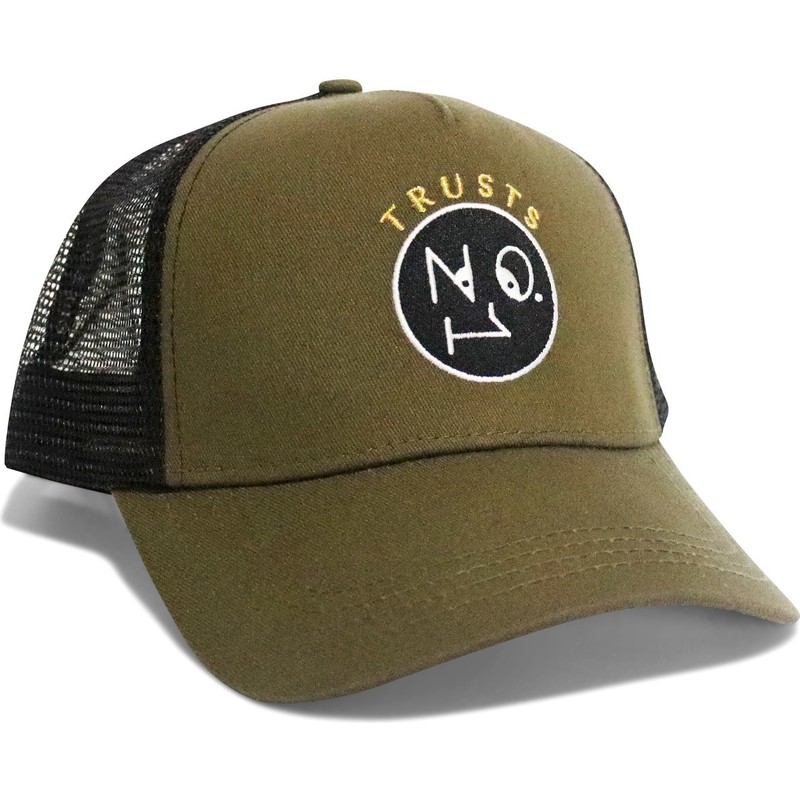 Gorra trucker verde y negra Trusts No.1 Black Gold Logo de The No.1 ...