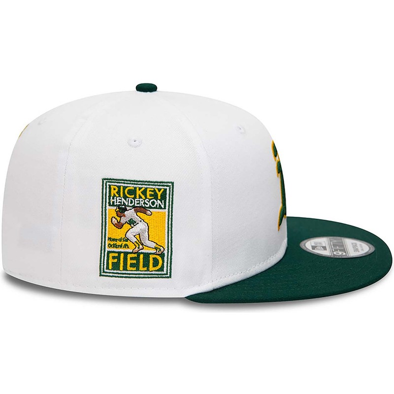 New Era Flat Brim Rickey Henderson 9FIFTY Crown Patches Oakland ...
