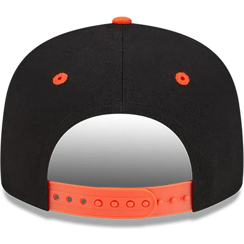 Μαύρο και πορτοκαλί επίπεδο καπέλο snapback 9FIFTY με τον Πάτο Λούκας ...